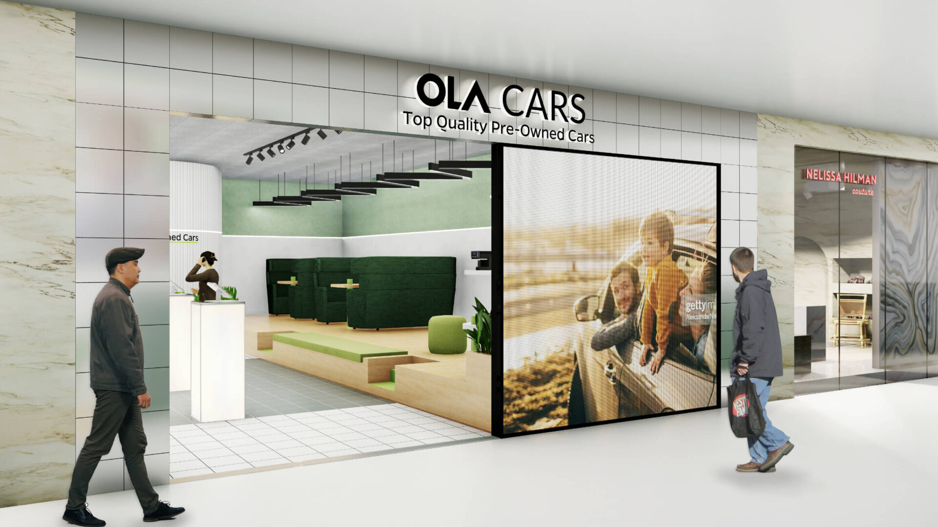 ola cars experience centre - Beyonddesign
